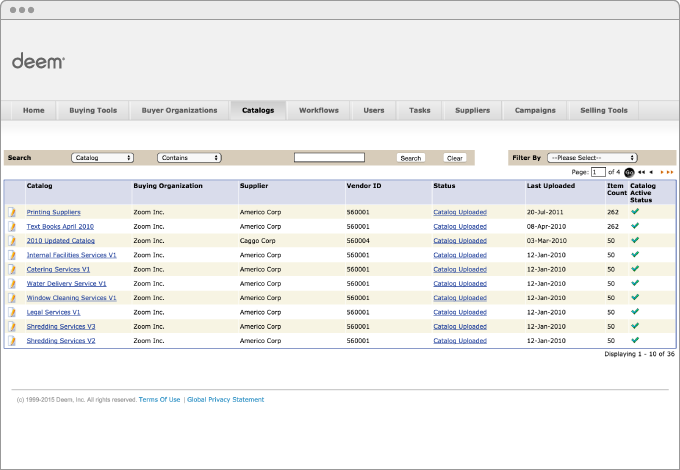 Catalog Management Software for Product Procurement